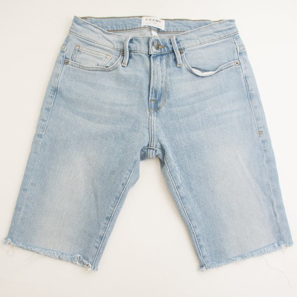 Frame Denim | Shorts | Frame Denim Mens Lhomme Cutoff Denim Shorts In ...